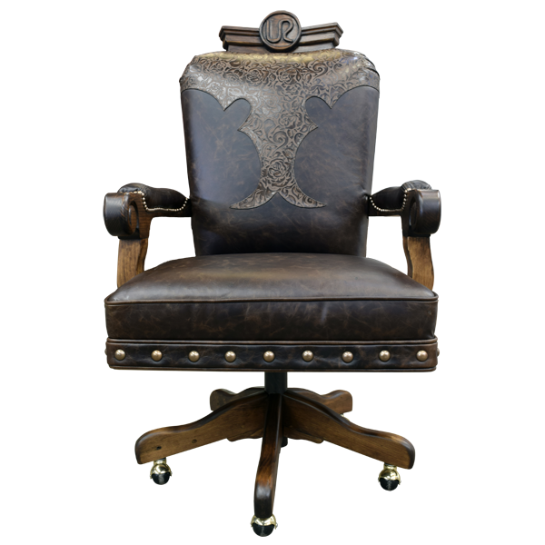 Elegant western office chair - 61OFFI04 - Western Décor, Western ...