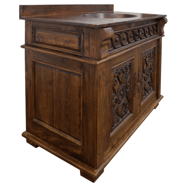 Handcrafted rustic western vanity - 51VNTY02 - Western Décor, Western ...